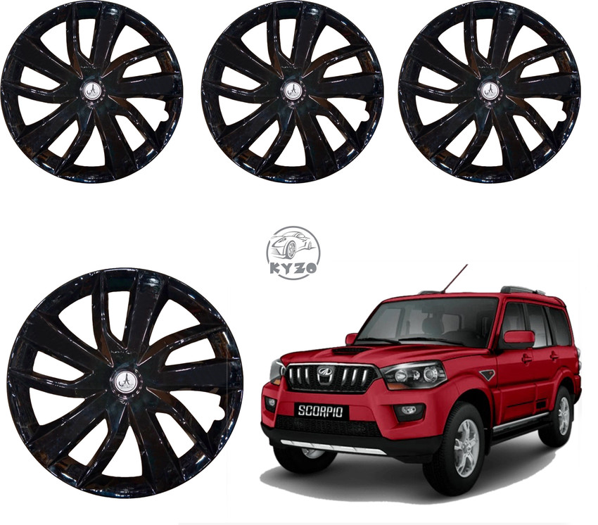 KYZO CAR WHEEL CAP WHEEL COVER SCORPIO N CLASSIC MODLE BLACK 17 INCHI Wheel Cover For Mahindra Scorpio Price in India Buy KYZO CAR WHEEL CAP WHEEL COVER SCORPIO N CLASSIC