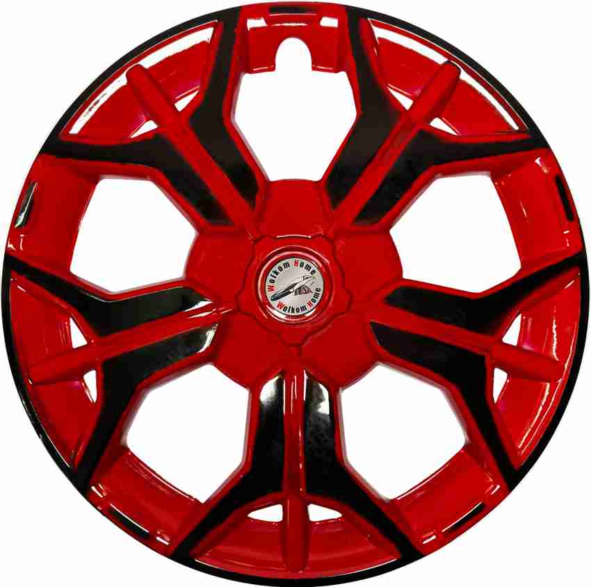 WolkomHome Car accessories Wheel cap Hub Cap 15 Inch Scherp Black Red FRD180 Wheel Cover For Maruti S Cross Price in India Buy WolkomHome Car accessories Wheel cap Hub Cap 15 Inch