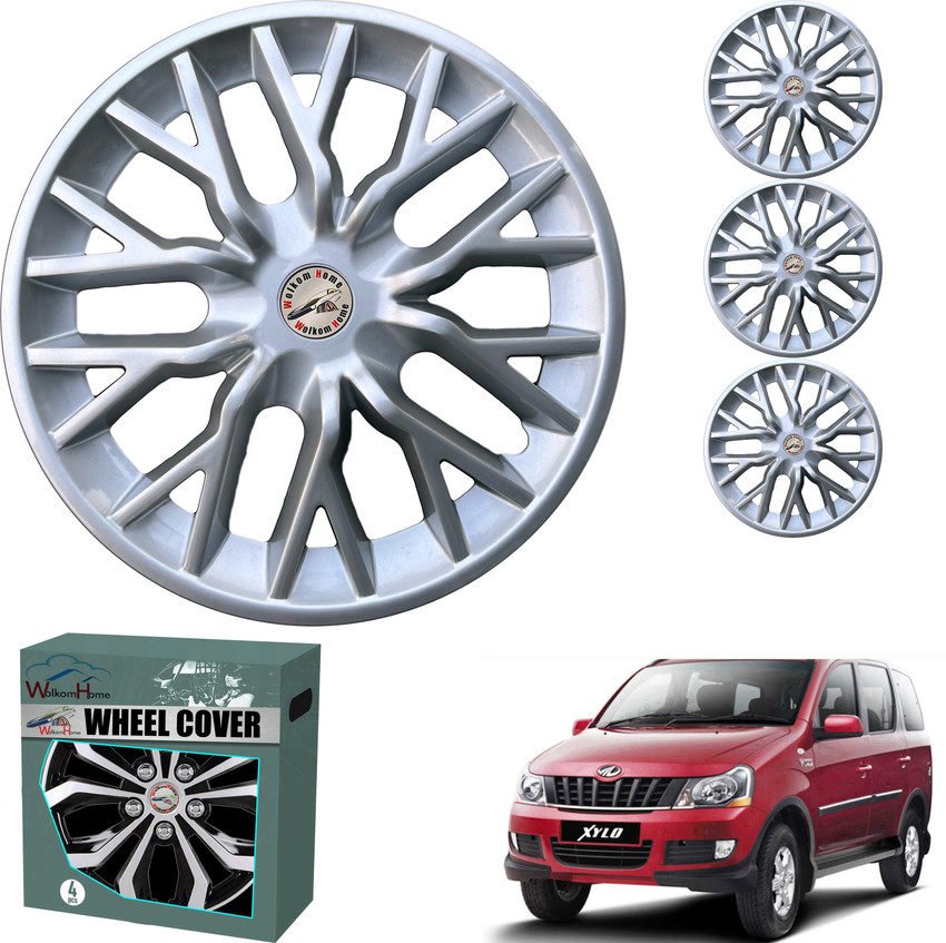WolkomHome Car accessories Wheel cap Hub Cap 15 Inch Delta Silver Wheel Cover For Mahindra Xylo Price in India Buy WolkomHome Car accessories Wheel cap Hub Cap 15 Inch Delta Silver