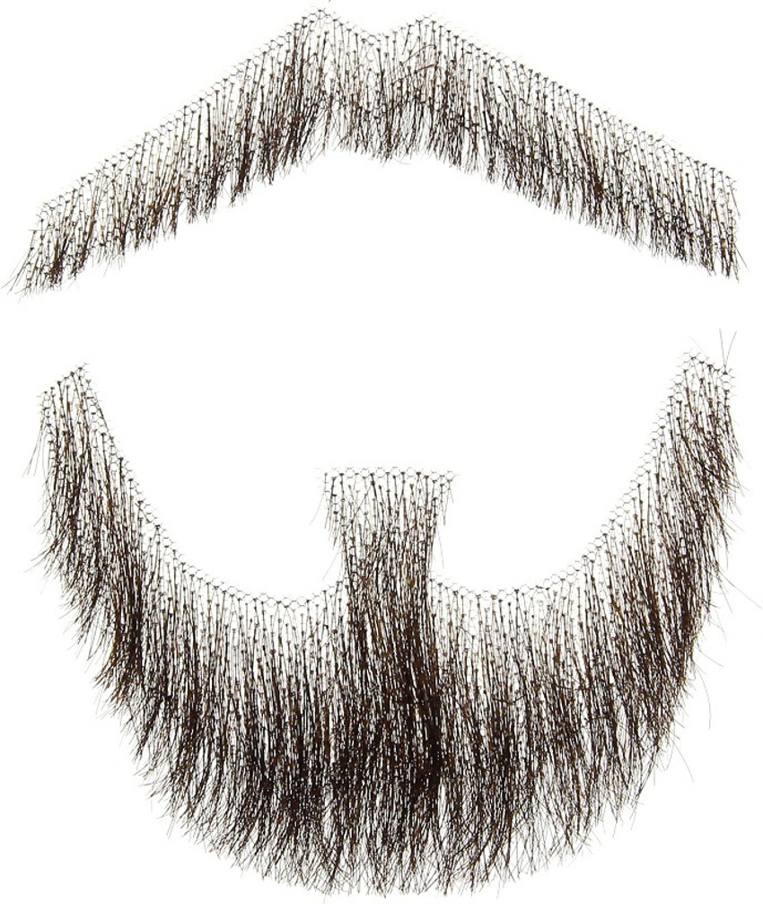 how to draw a realistic fake beard