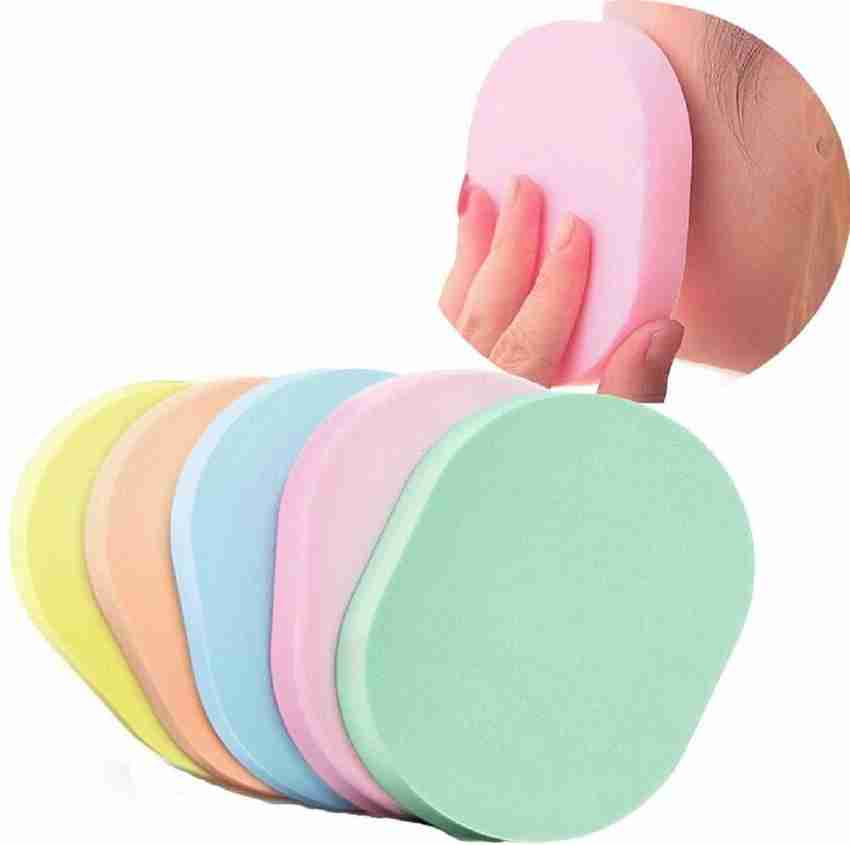 KIRA Facial Sponges Compressed Facial Sponges Wet Soft Powder Puff Make Up Cosmetic Beauty Sponge Blender Compressed Pads for Cleansing and Exfoliating Facial Supplies Pack Of 2 White Price in India B...