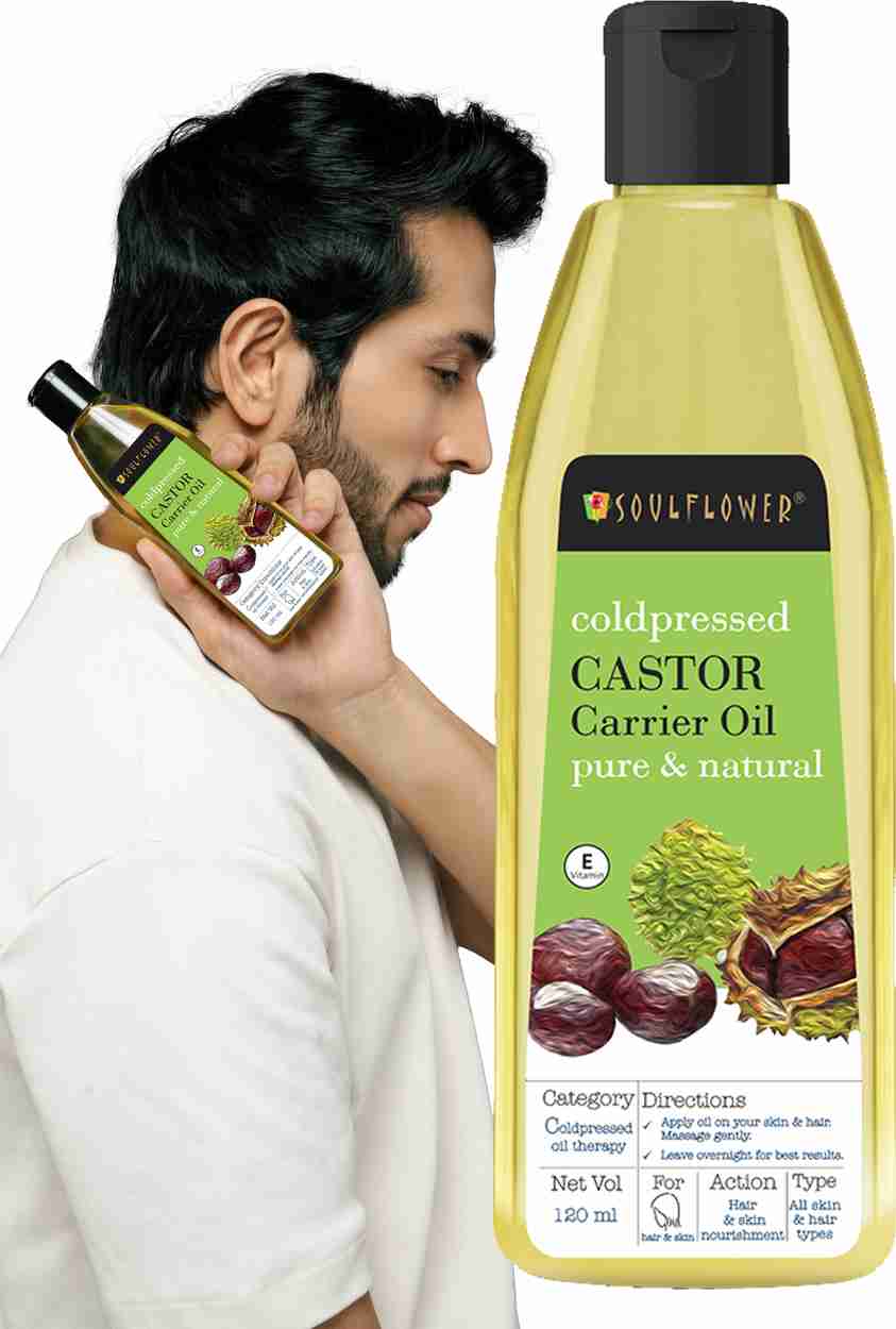 Castor oil for thicker hair store