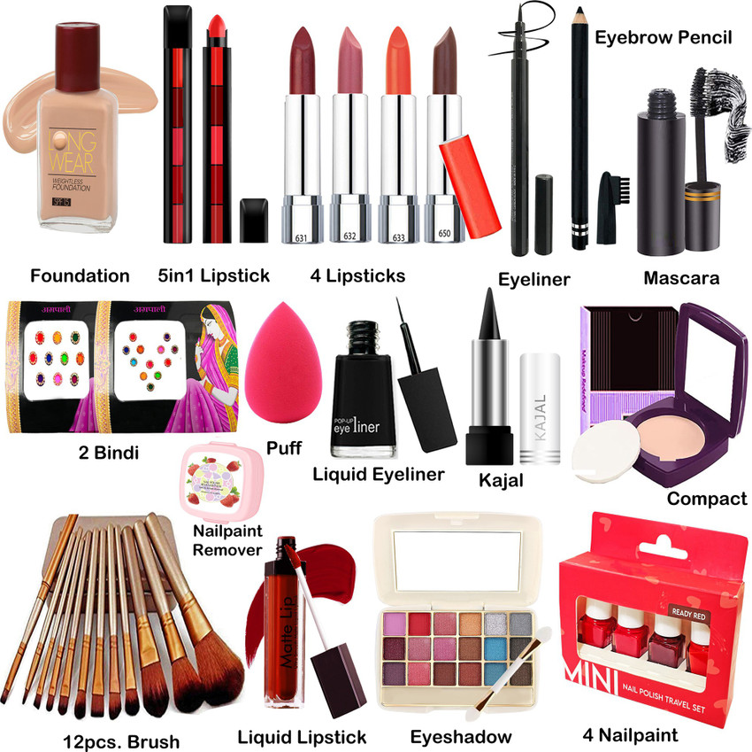 G4U All in one Makeup Kit for Women Full Kit Professional Bridal Makeup Kit A16 Price in India Buy G4U All in one Makeup Kit for Women Full Kit Professional Bridal Makeup Kit A16 Online