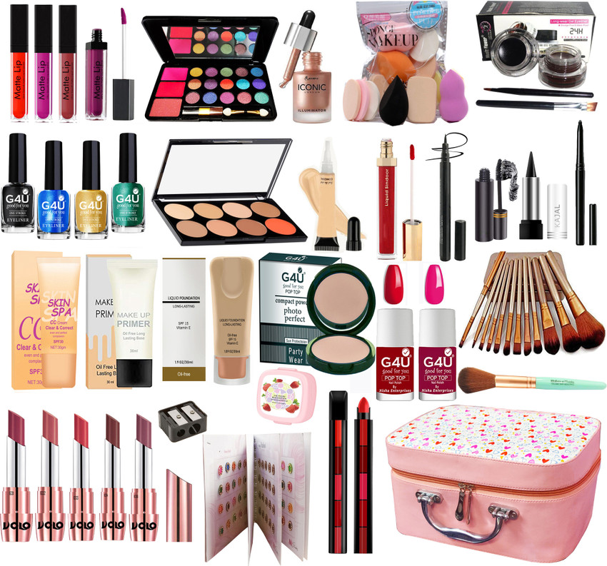 G4U Makeup Kit All in one Bridal Makeup Gift Set for Women Full Kit Price in India Buy G4U Makeup Kit All in one Bridal Makeup Gift Set for Women Full Kit Online In India