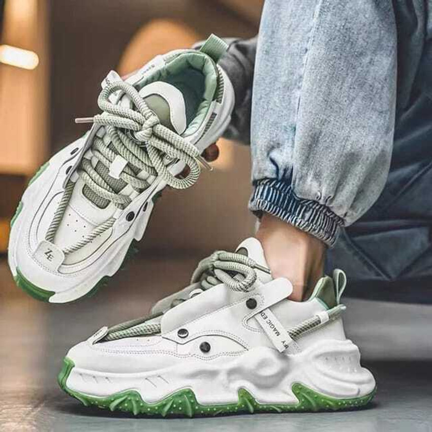 glemia Chunky Fashionable Sneaker Running Shoes with Rubber Outsole Sneakers For Men Buy glemia Chunky Fashionable Sneaker Running Shoes with Rubber Outsole Sneakers For Men Online at