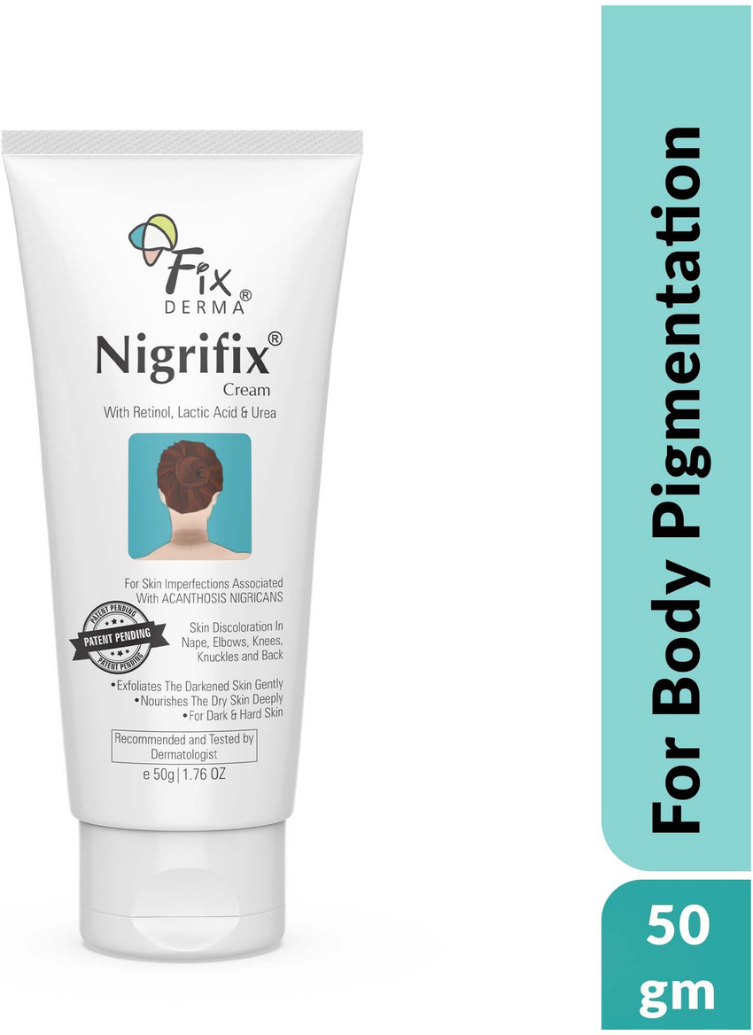 Fixderma Nigrifix Cream For Dark Neck Ankles Knuckles Elbows Underarm Whitening Price in India Buy Fixderma Nigrifix Cream For Dark Neck Ankles Knuckles Elbows Underarm Whitening online at Flipkart ...