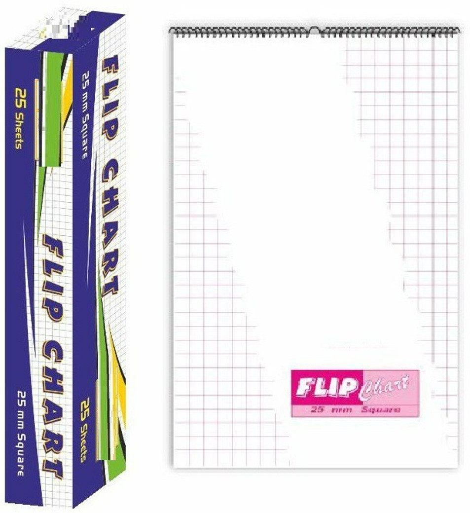 Flipkart.com | First Click Flip Chart Flipcharts Paper 25 Sheets Wiro ...