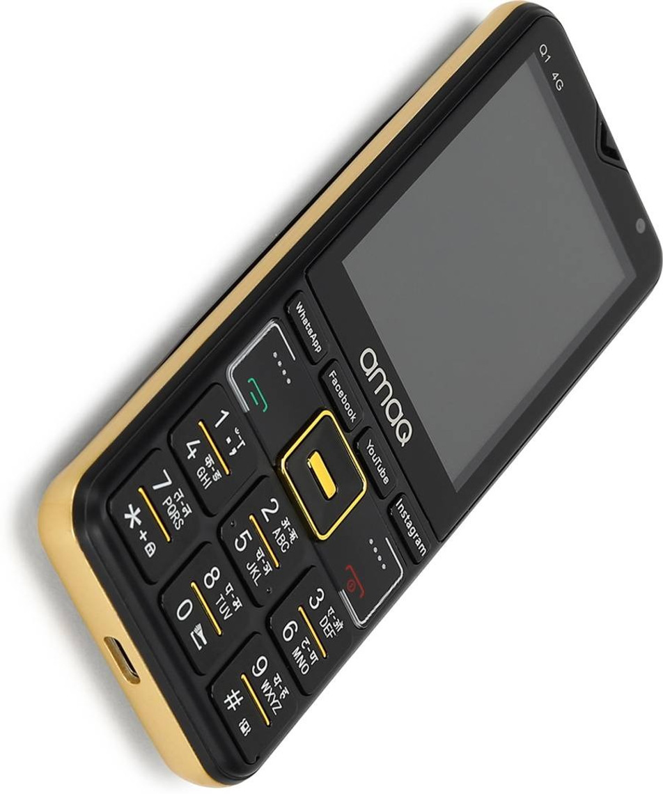 amaq 4G/VOLTE supported Dual Sim, Touch and Keypad mobile (256 MB ...
