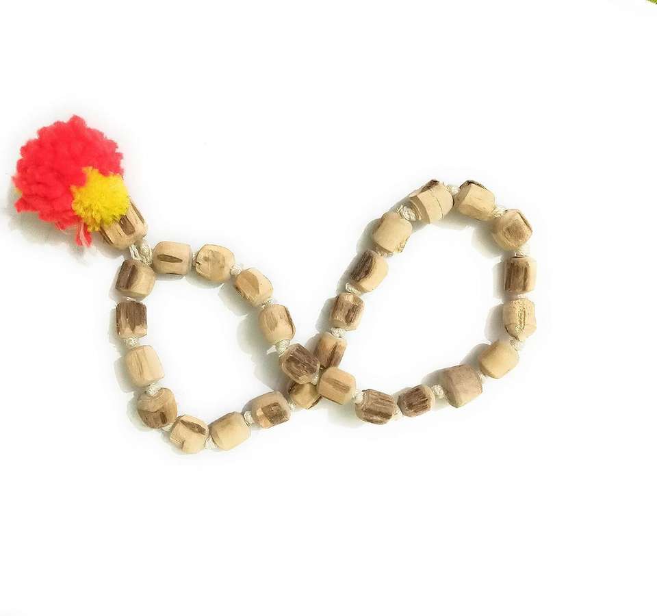 nagaana Tulsi Japa Mala 27+1 Small Beads Original Ayodhya Dham Handmade ...