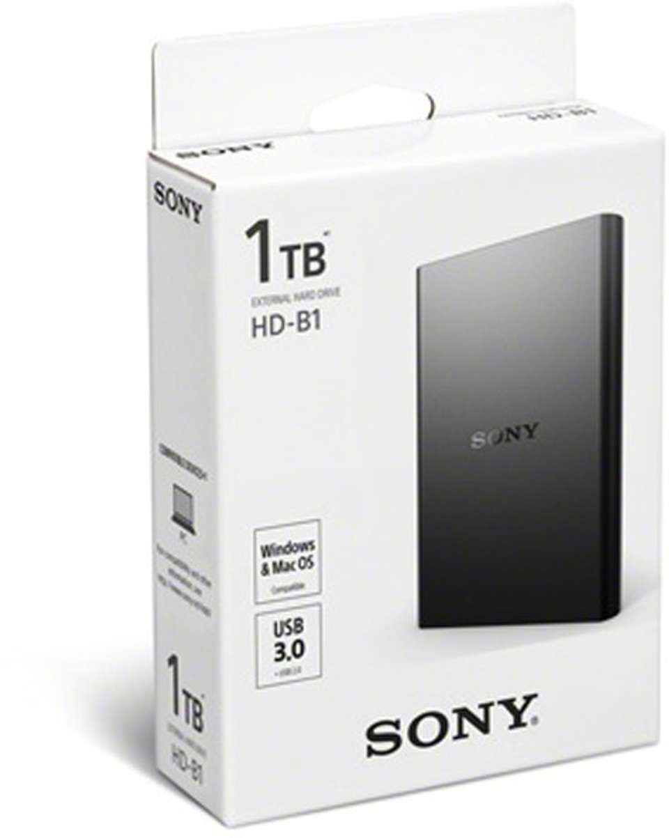 SONY 1 TB External Hard Disk Drive (HDD) - SONY : Flipkart.com