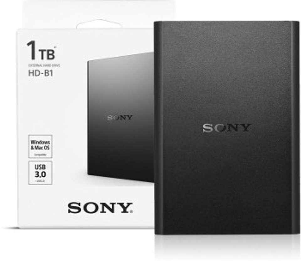 SONY 1 TB External Hard Disk Drive (HDD) - SONY : Flipkart.com
