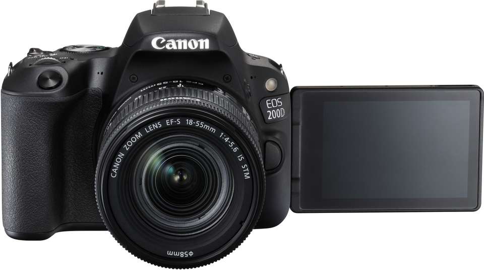 Canon EOS 200D DSLR Camera Body with Dual Lens: EF-S18-55 IS STM + EF-S ...