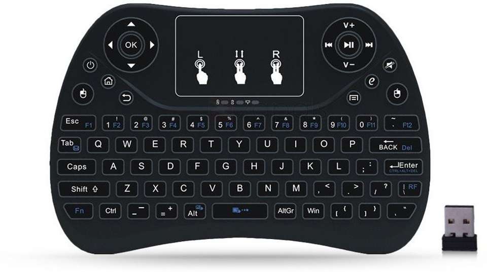 Tobo Keyboard Touchpad Combo Wireless Keyboard with 6-axis Remote Mouse ...