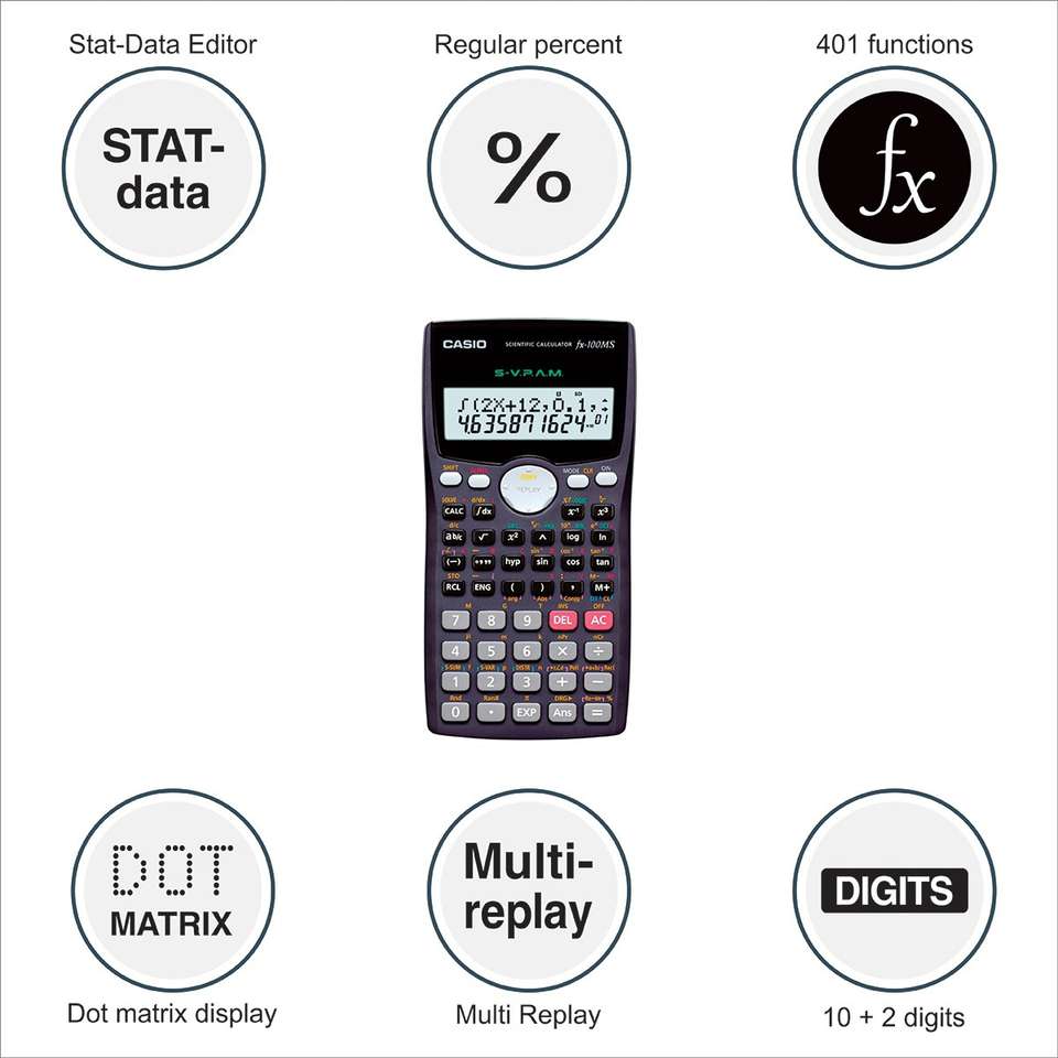 Flipkart.com | CASIO FX100MS FX100MS Scientific Calculator - Scientific