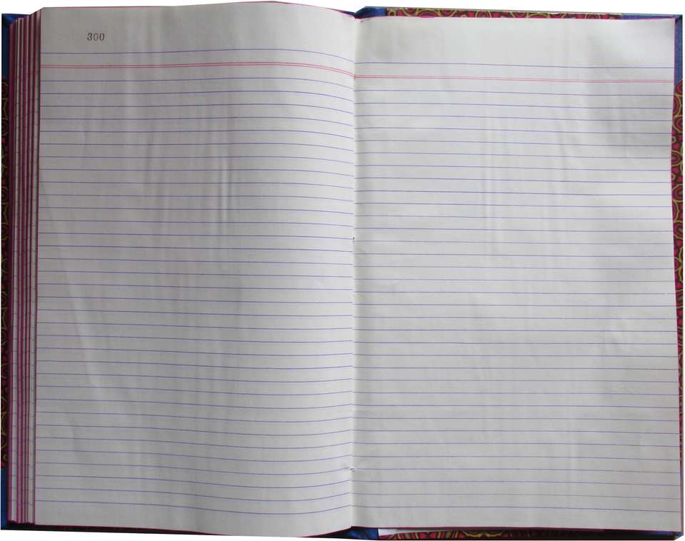 Shyamaraj Single Line Long Register 300 Pages SD300 1-Part Multi ...