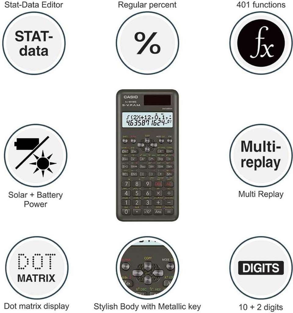 Flipkart.com | CASIO FX-991MS Scientific Scientific Calculator - Scientific