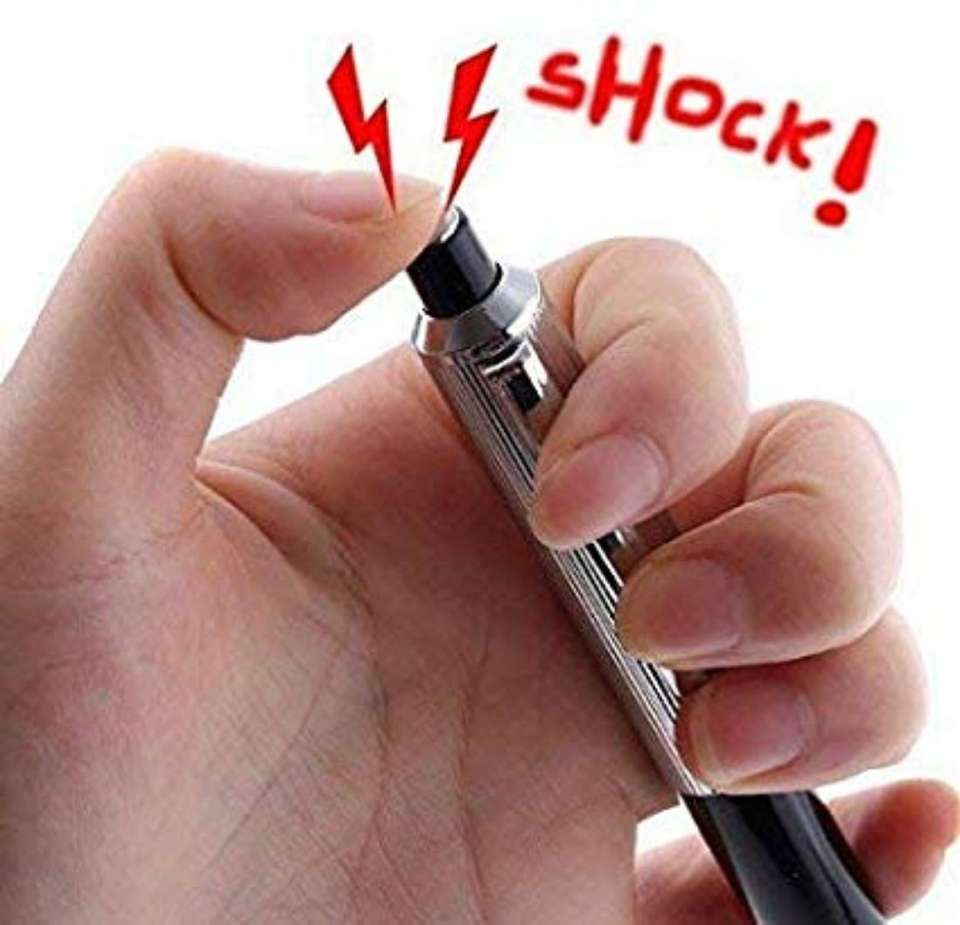 TokriWala Amazing Electric Shock Pen Shocking Ball Point Pen Gag Toy ...
