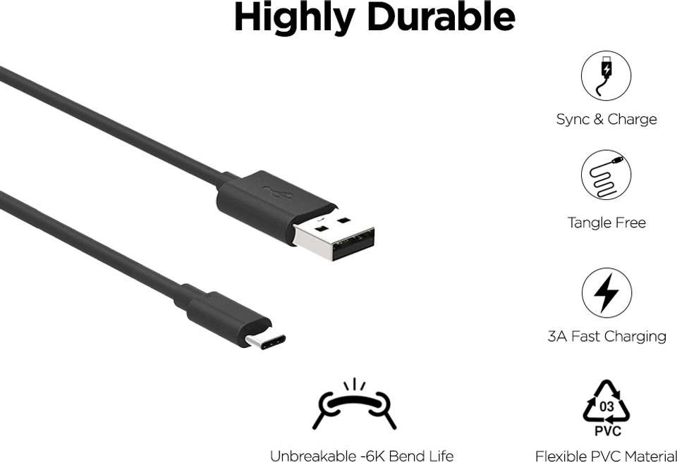 MOTOROLA USB Type C Cable 2 A 2 m SJC00ACB20ET1 2 meter - MOTOROLA ...