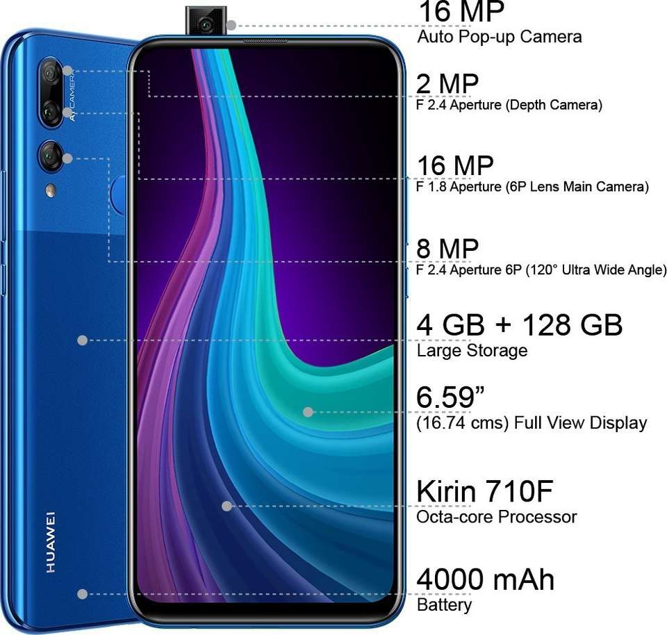 Huawei Y9 Prime 2019 (128 GB Storage, 4 GB RAM) Online at Best Price On ...