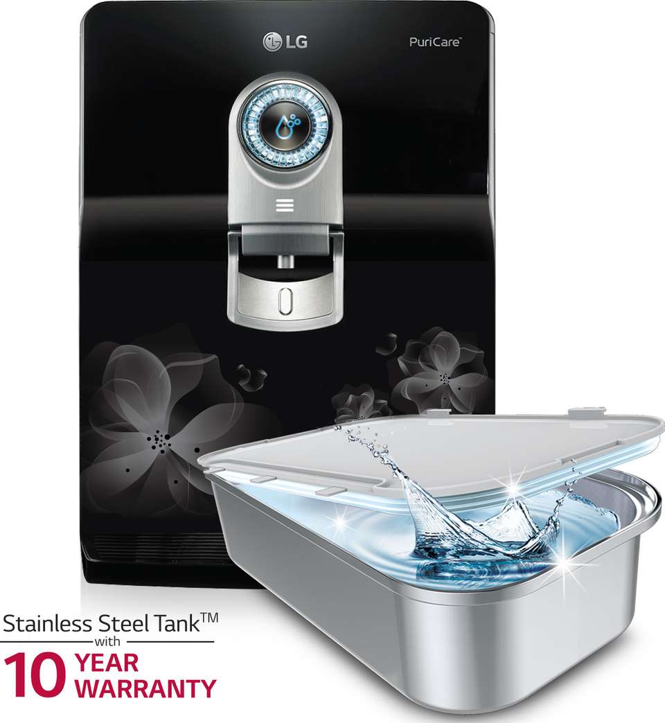 LG WW182EP 8 L RO + UV + UF Water Purifier Dual Protection Airtight ...