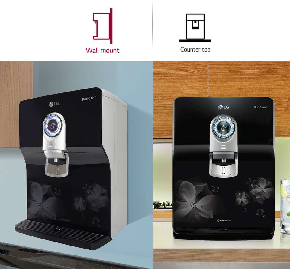 LG WW182EP 8 L RO + UV + UF Water Purifier Dual Protection Airtight ...
