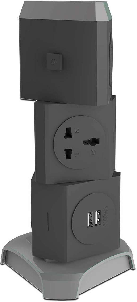 Anchor By Panasonic Vertical Revolving Universal Extension Board with 2 ...