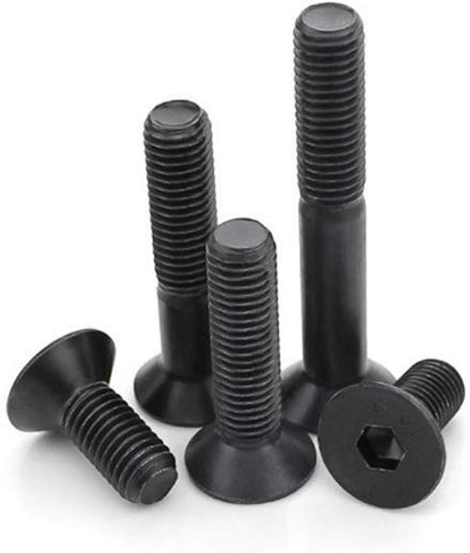 RPI SHOP Nut & Bolt Set M4 Allen CSK Screw Set of 6 Size (6mm, 8mm ...
