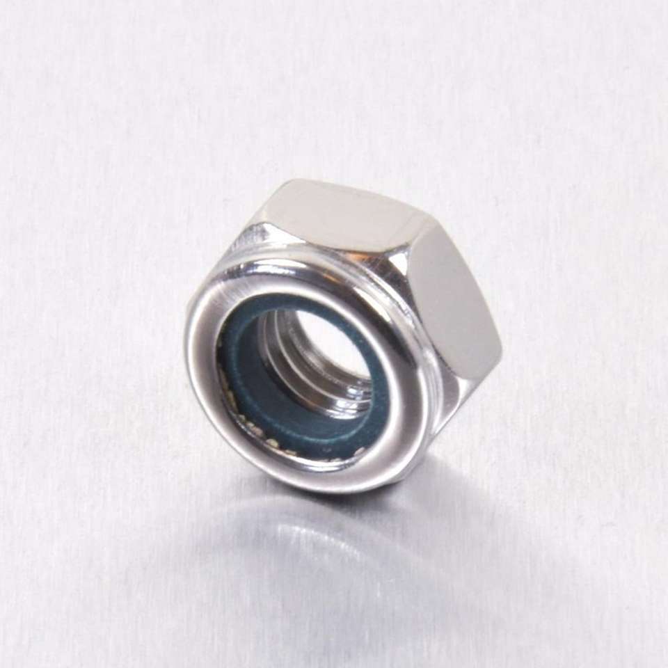 RPI SHOP Nut M5 Thread Locking Nylon Insert Lock Nut Quantity 100 Pcs ...
