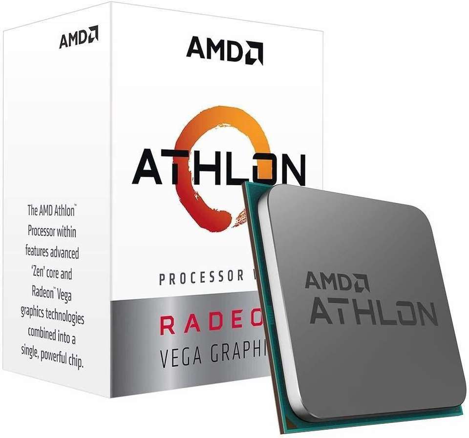 AMD Athlon 3000G with Radeon Vega 3 3.5 GHz AM4 Socket 2 Cores 4 ...