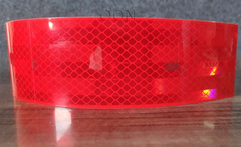 3M High Intensity Reflective 50.8 mm x 3.048 m Red Reflective Tape ...