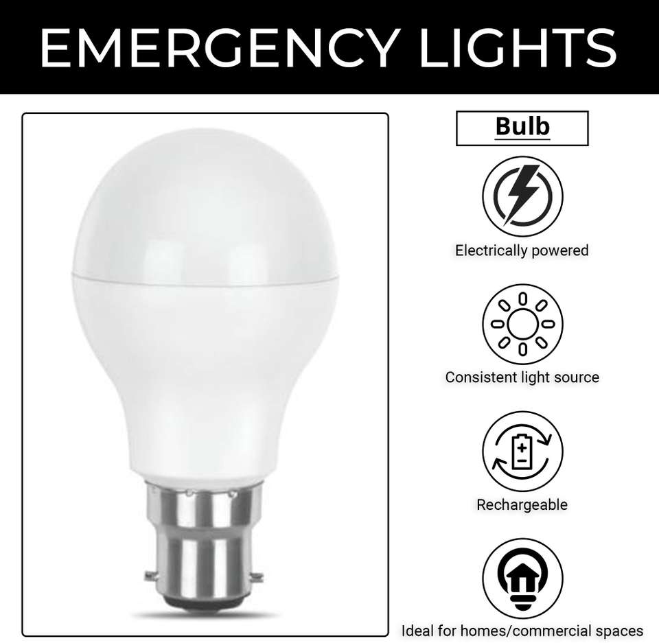 PHILIPS 9W Rechargeable Emergency Inverter led 4 hrs Bulb Emergency ...