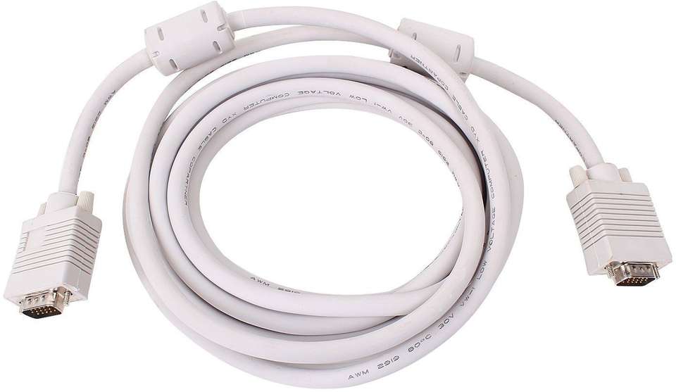 TERABYTE VGA Cable 1 m 1 Meter VGA Cable High Quality 15 Pin Male to ...