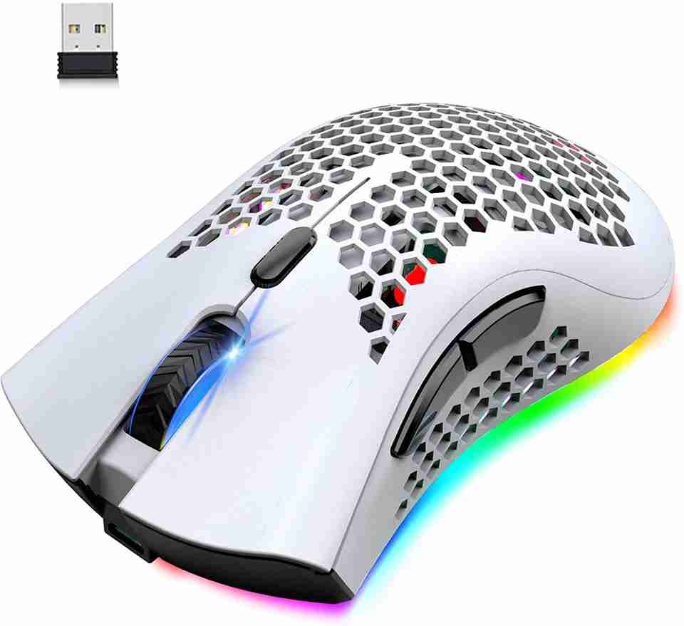 Tobo Wireless Gaming Mouse Honey comb TD-625KM Ambidextrous Optical ...