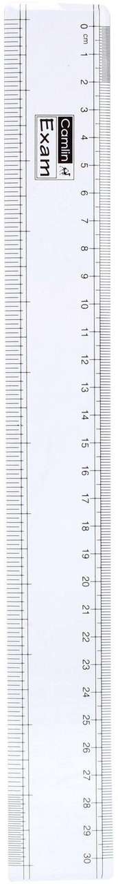 Flipkart.com | Kokuyo Camlin Exam Scale Broad 30cm Ruler - Plastic