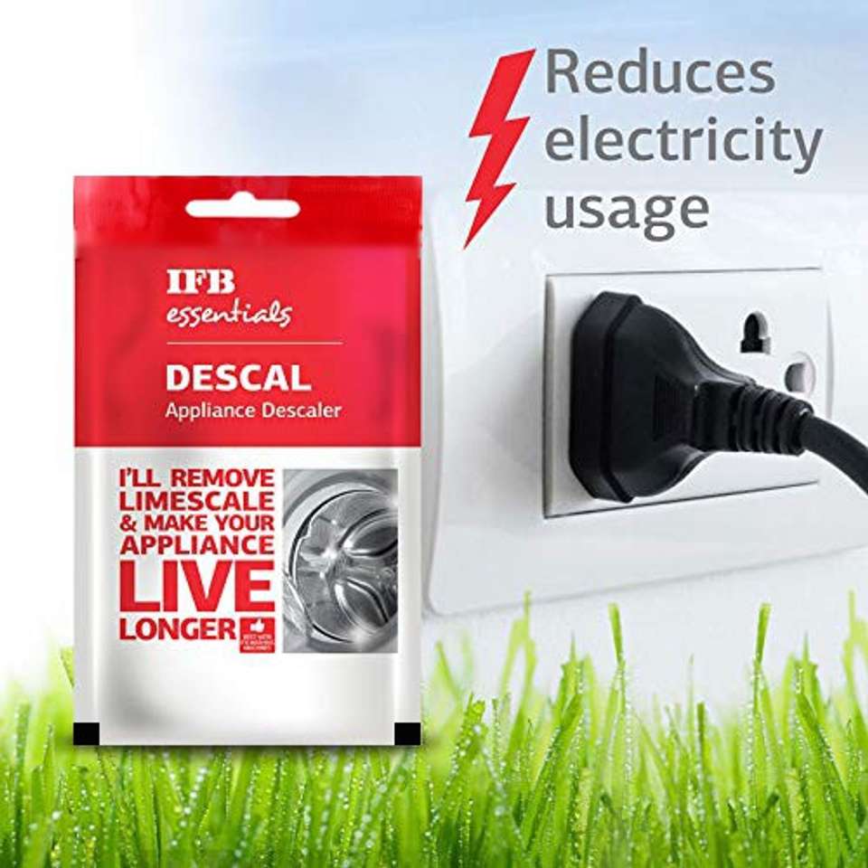 IFB Essentials Descal Appliance Descaler – 10 Pkts in 1 Box Detergent ...