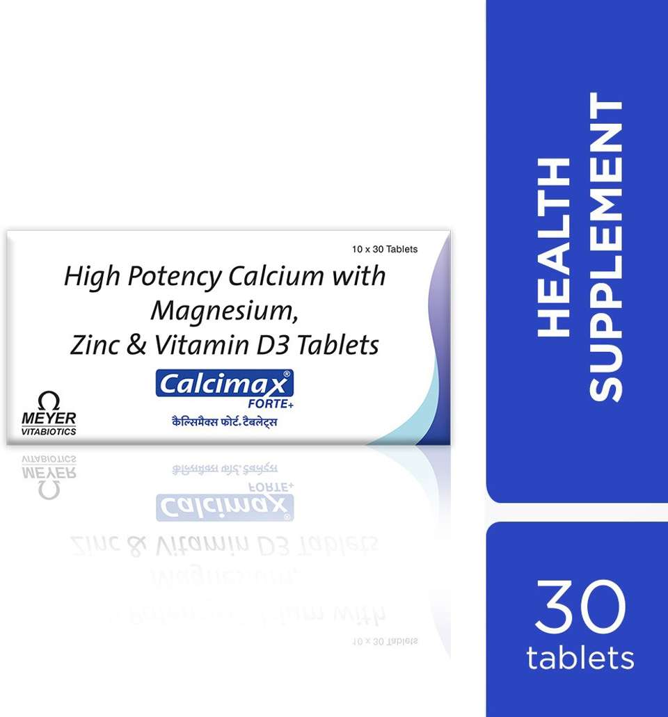 Calcimax Forte Plus Calcium Supplement Price in India - Buy Calcimax ...
