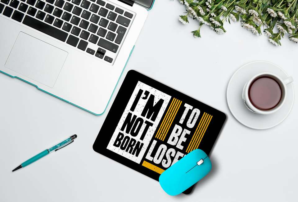 Flair Print Visibee Not born to be loser Designer Gaming Non-Slip ...