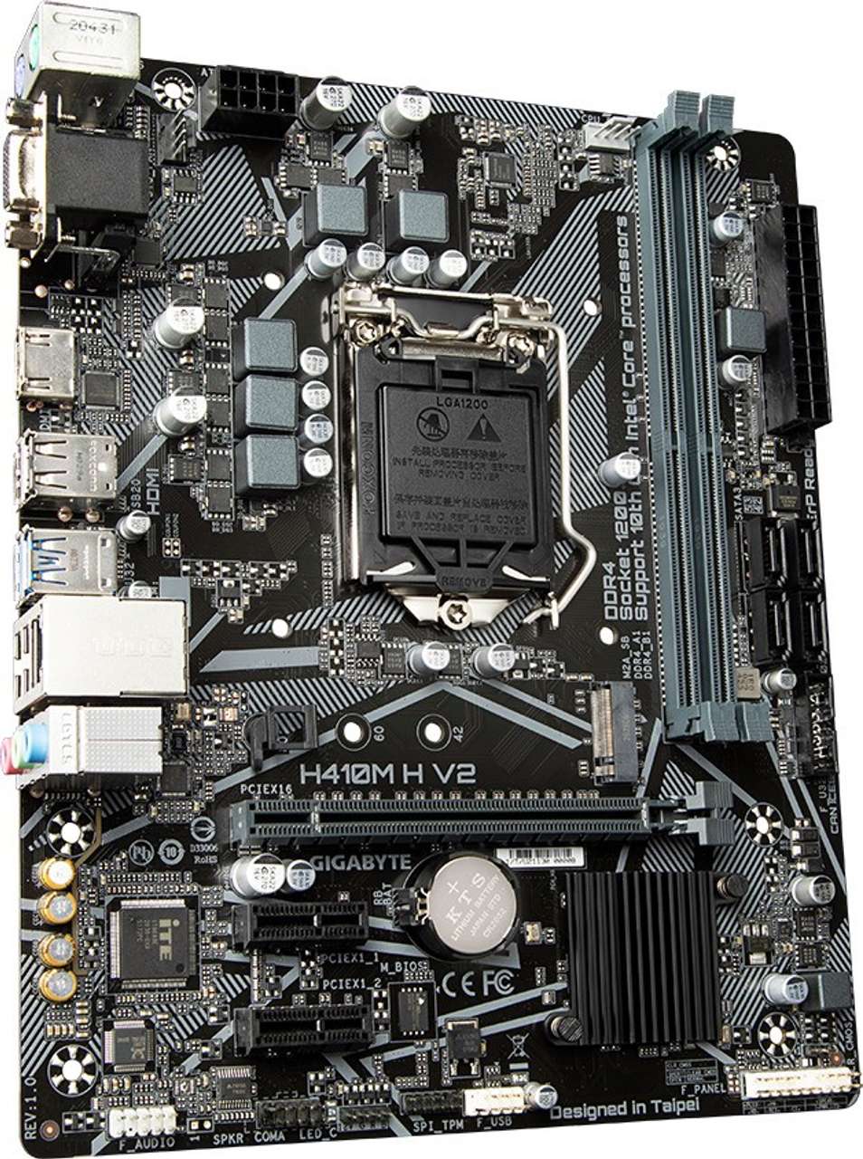 GIGABYTE H410M H V2 Ultra Durable LGA 1200Socket Micro-ATX Intel H410 ...