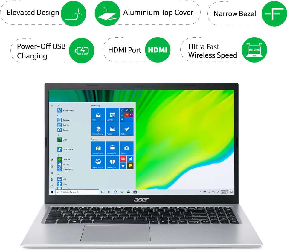 Acer Aspire 5 Intel Core i5 11th Gen 1135G7 - (8 GB/1 TB HDD/256 GB SSD ...