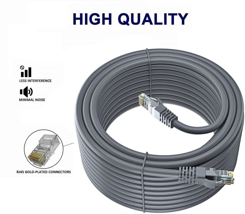 Fedus LAN Cable 1000 m 10Meter Cat6 Heavy Duty Outdoor Cable 10M 32 ...