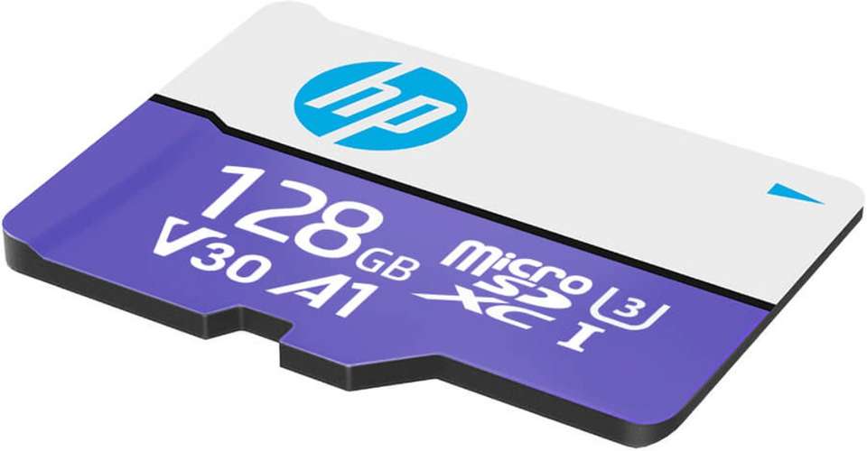 HP Micro SD Card 128GB with Adapter A1 U3 V30 HP Micro SD Card 128GB ...
