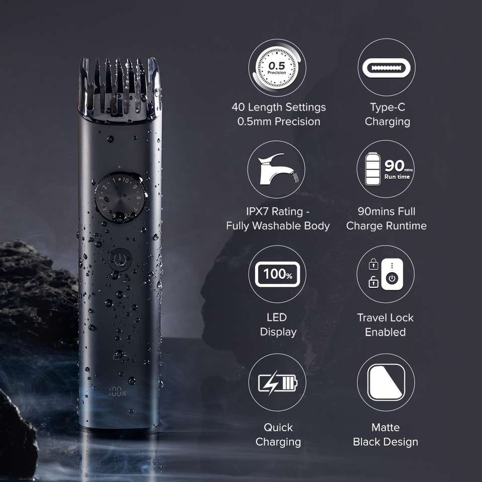 Mi Beard Trimmer 2 Trimmer 90 min Runtime 40 Length Settings Price in ...