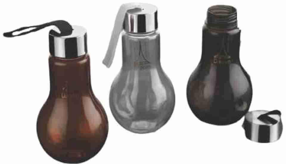 FAAS bulb shape bottle 3 PS( Multicolour) 400 ml Plastic Bottle - Buy ...