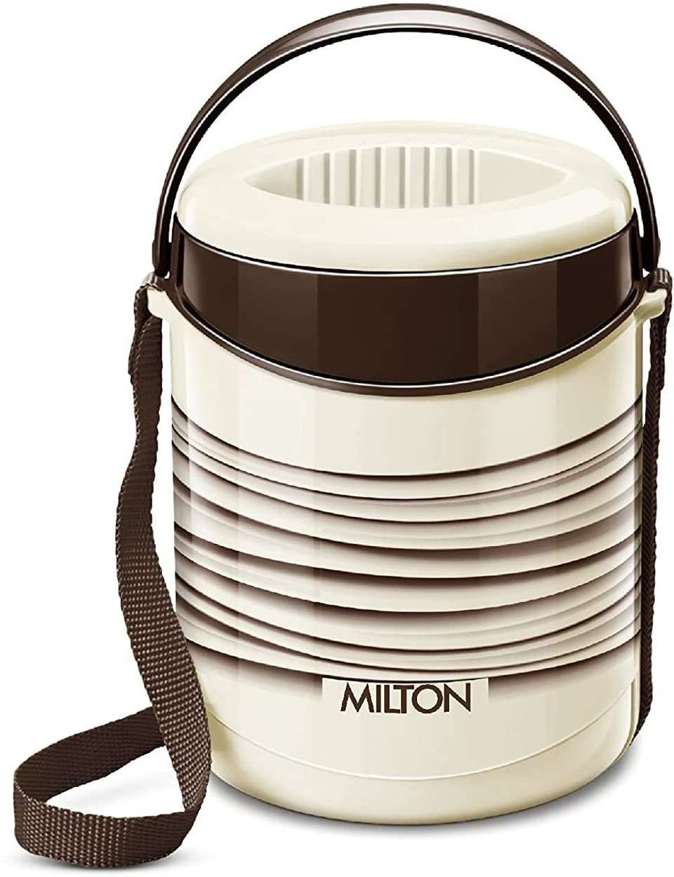Flipkart.com | MILTON New Econa 3 Stainless Steel Tiffin Box (Ivory) 3 ...