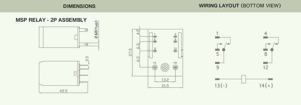 Salzer 8Pin 2C/O 2Pole 24V DC 5Amp (L&T) Make General Purpose Relay ...