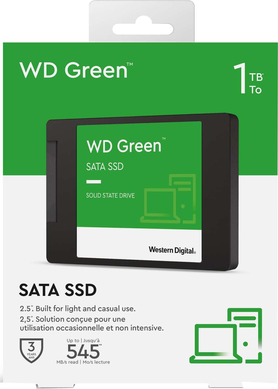 WESTERN DIGITAL WD Green SATA 1 TB Desktop, Laptop Green SATA Internal ...