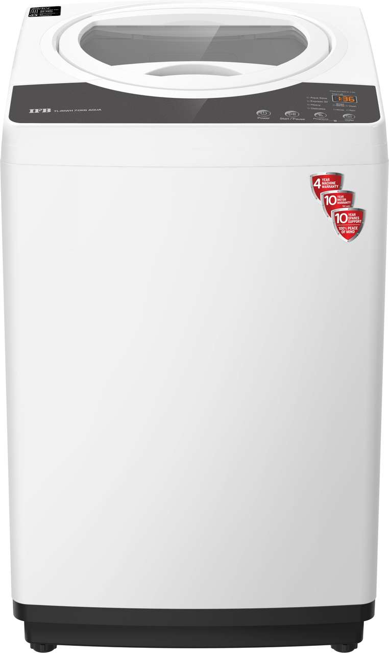 IFB 7 kg 5 Star Aqua Conserve Hard Water Wash, Smart Sense Fully ...