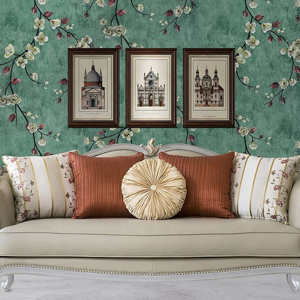 CRIMSON DECORS 200 cm x 45 cm Waterproof Decorative Vinyl Wallpaper ...