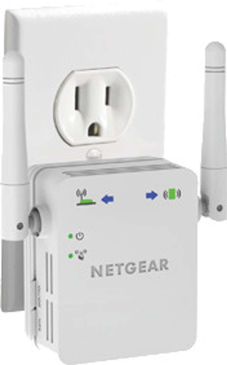 NETGEAR WN3000RP-200INS//WN3000RP WiFi Range Extender 2.4 GHz 300 Mbps ...