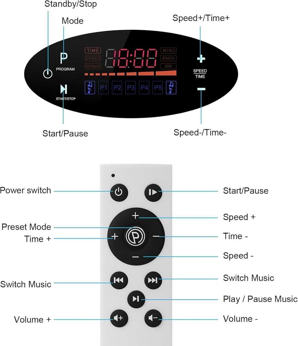 AASHRO MALL Vibration Platform Massager with Remote & Exercise Ropes ...